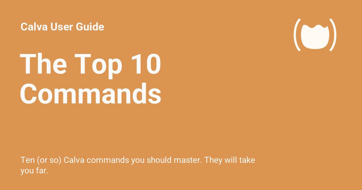The Top 10 Commands - Calva User Guide