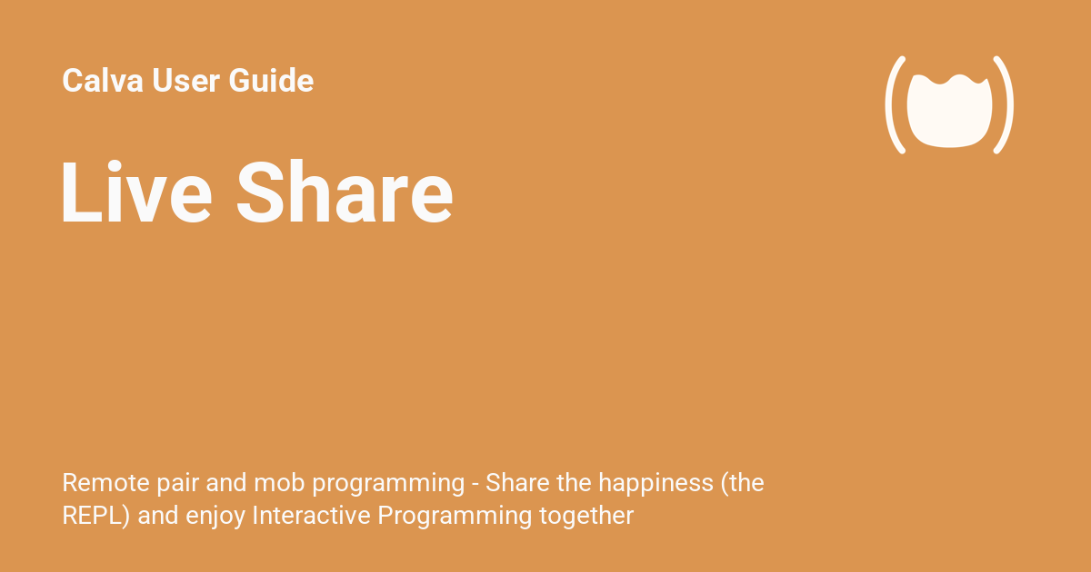 Live Share - Calva User Guide
