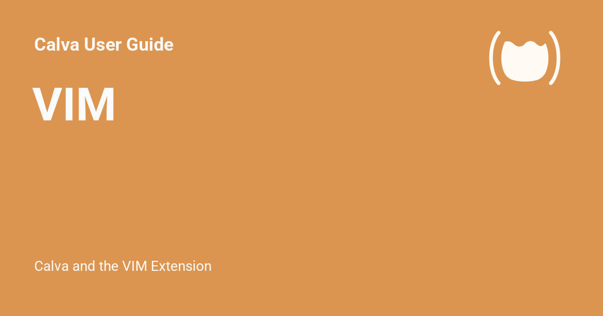 Vim Calva User Guide